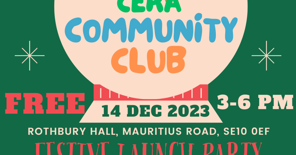 CERA Community Club - Festive Launch Party | EEA